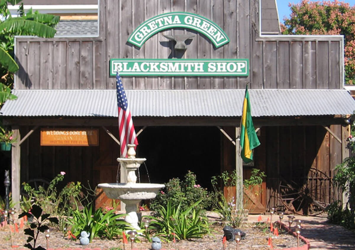 05. Gretna Green Blacksmith Shop - Gretna Historical Society