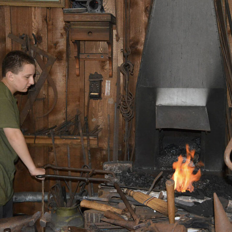 05. Gretna Green Blacksmith Shop - Gretna Historical Society